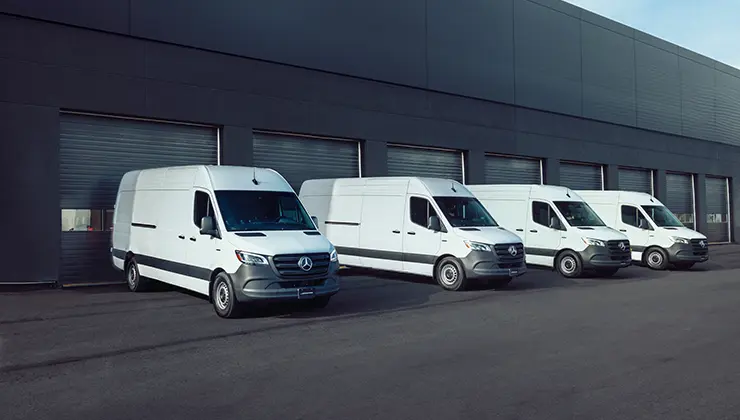 Mercedes-Benz Sprinter Kastenwagen mit Teddy im Transport